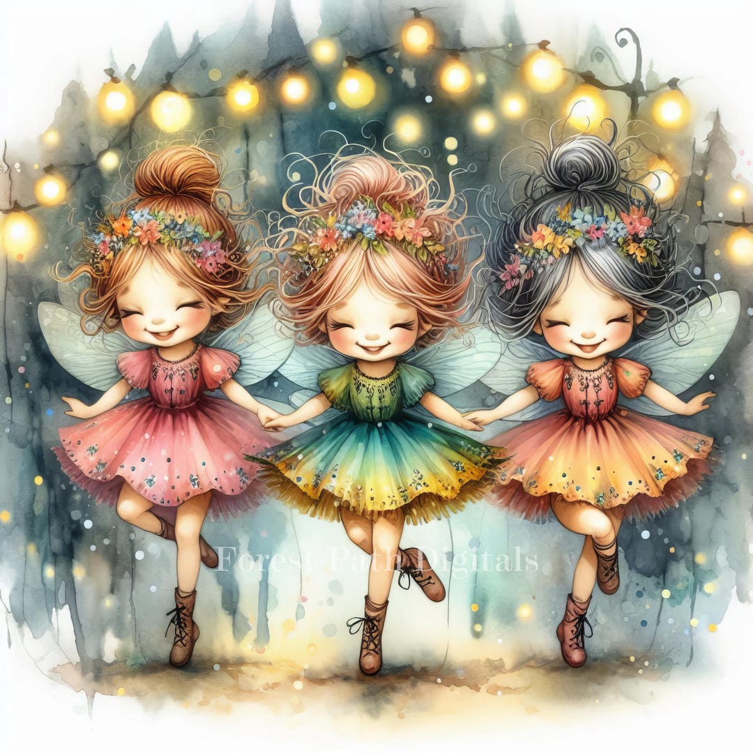 Fairy Dance - Clip Art Bundle, Digital Download, Digital Files ...