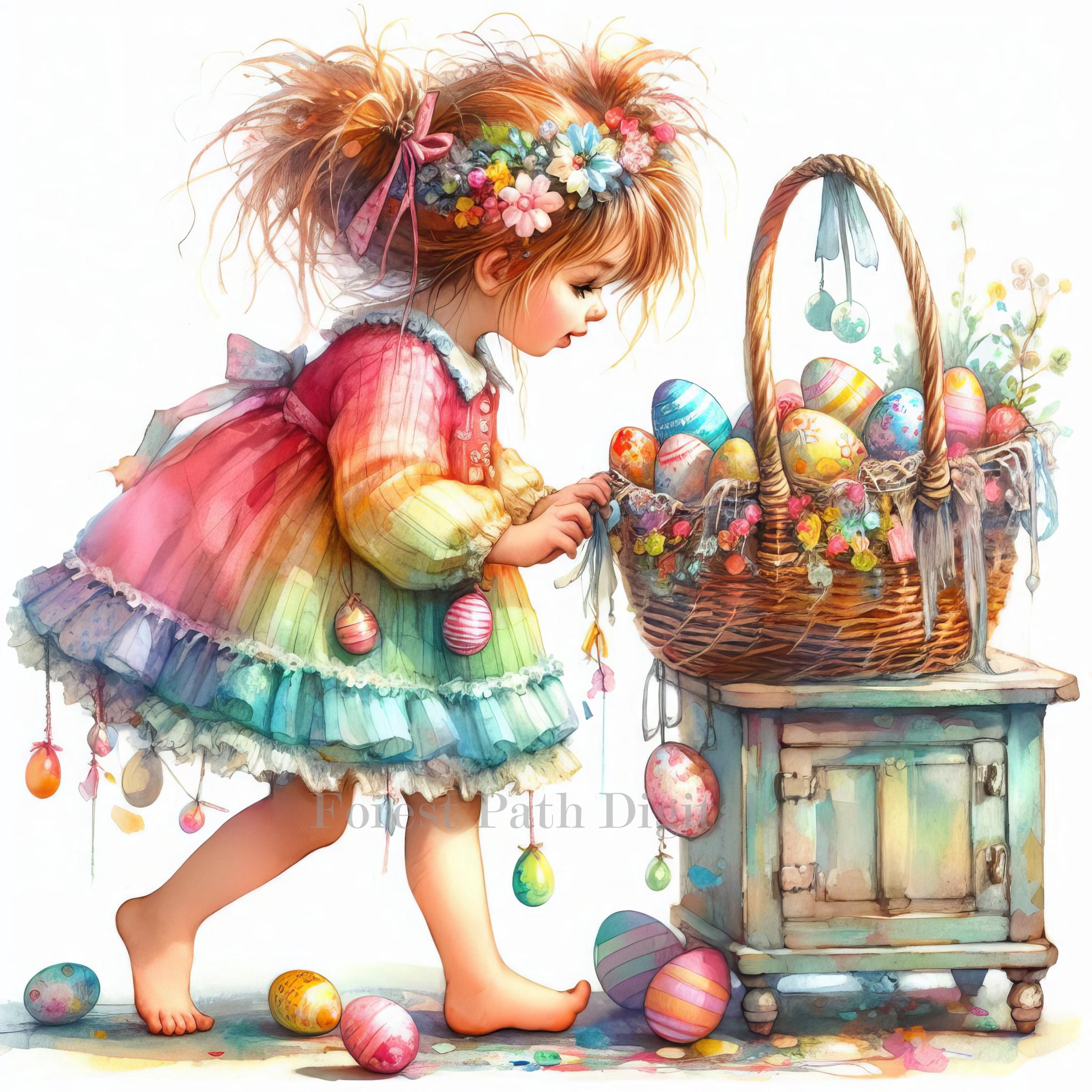 Easter Egg Hunt- Clip Art Bundle, Digital Download, Digital Files ...