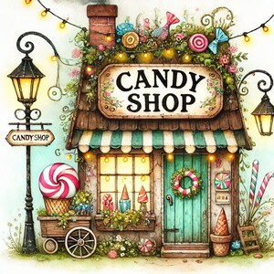 Candy Shop- Clip Art Bundle, Digital Download, Digital Files, Digital ...