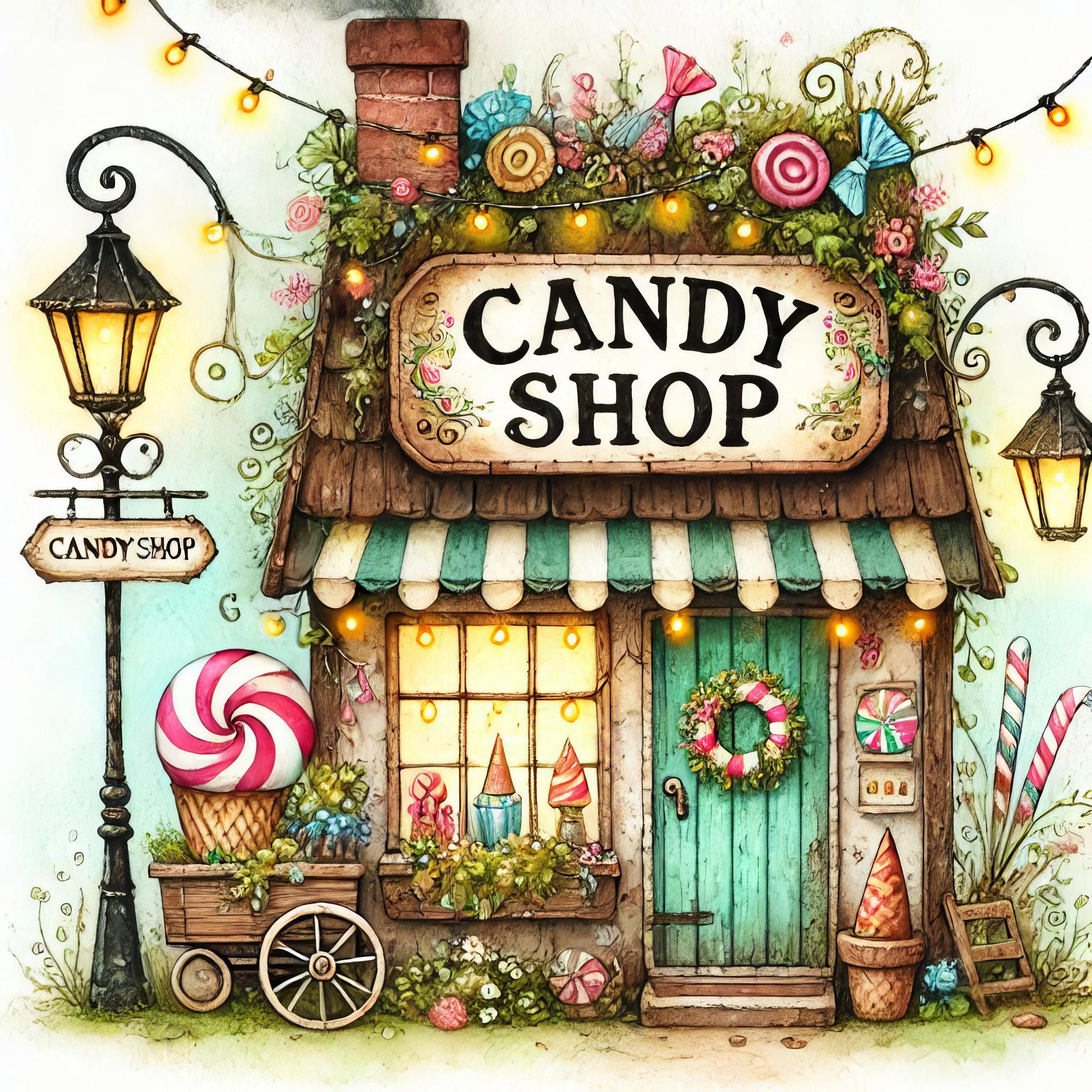 Candy Shop- Clip Art Bundle, Digital Download, Digital Files, Digital ...