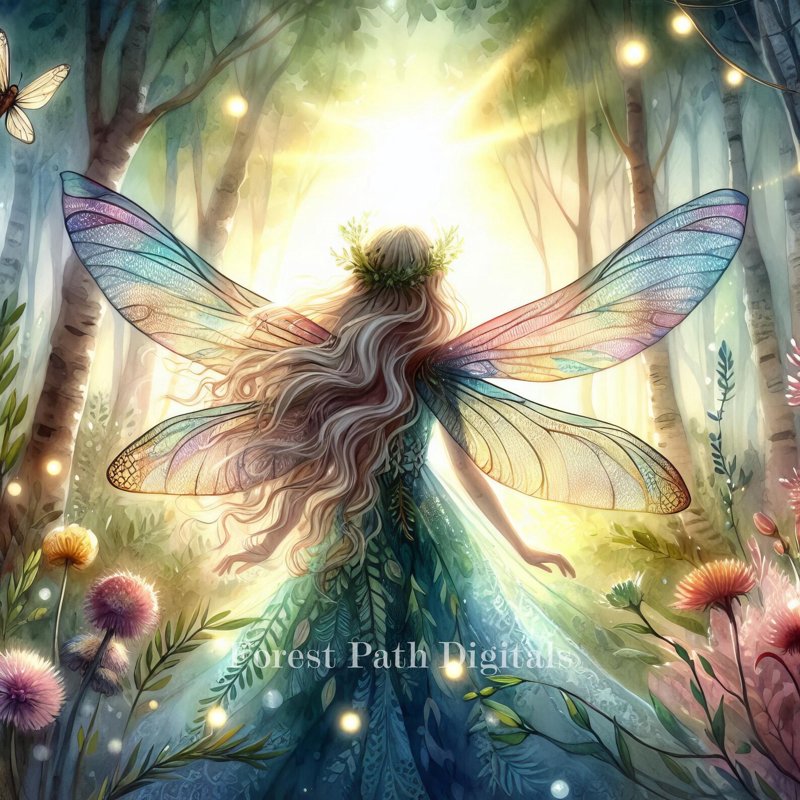 Dragonfly Fairy - Clip Art Bundle, Digital Download, Digital Files ...