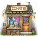 Computer Shop- Clip Art Bundle, Digital Download, Digital Files ...