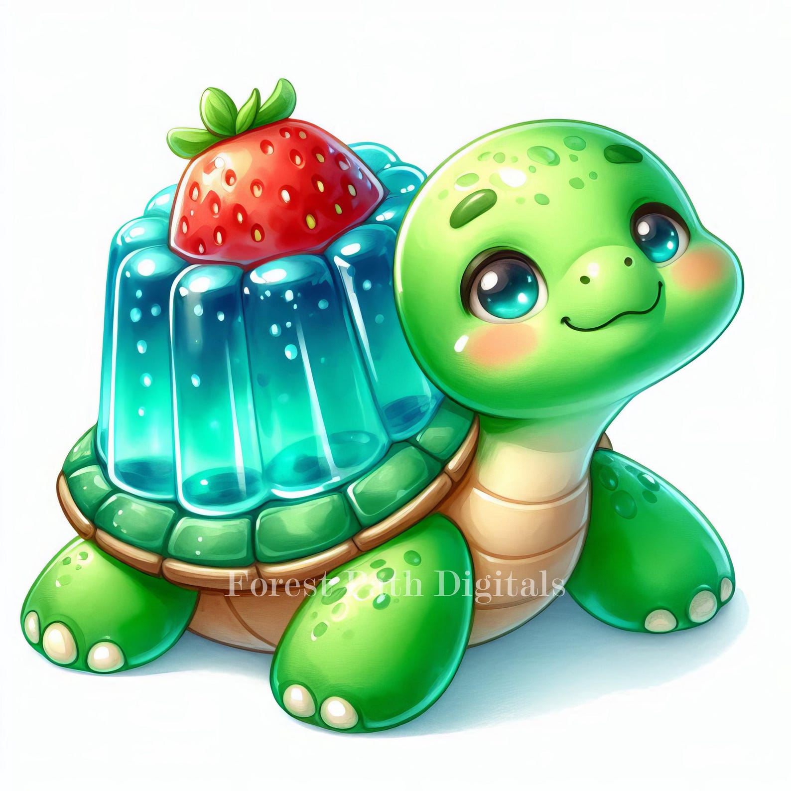 Jelly Turtles - Clip Art Bundle, Digital Download, Digital Files ...