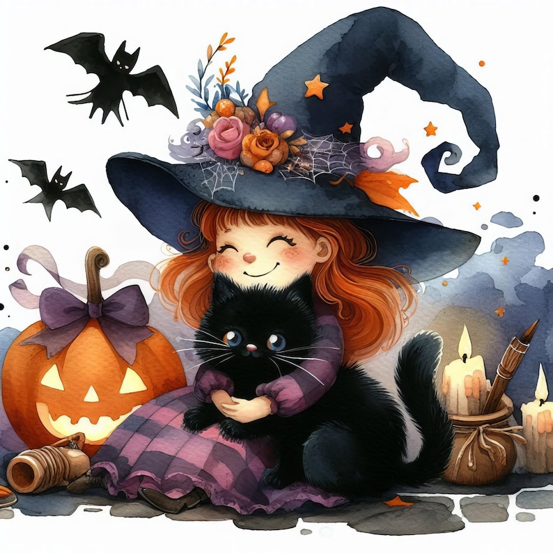Halloween Hugs - Clip Art Bundle, Digital Download Images Files ...