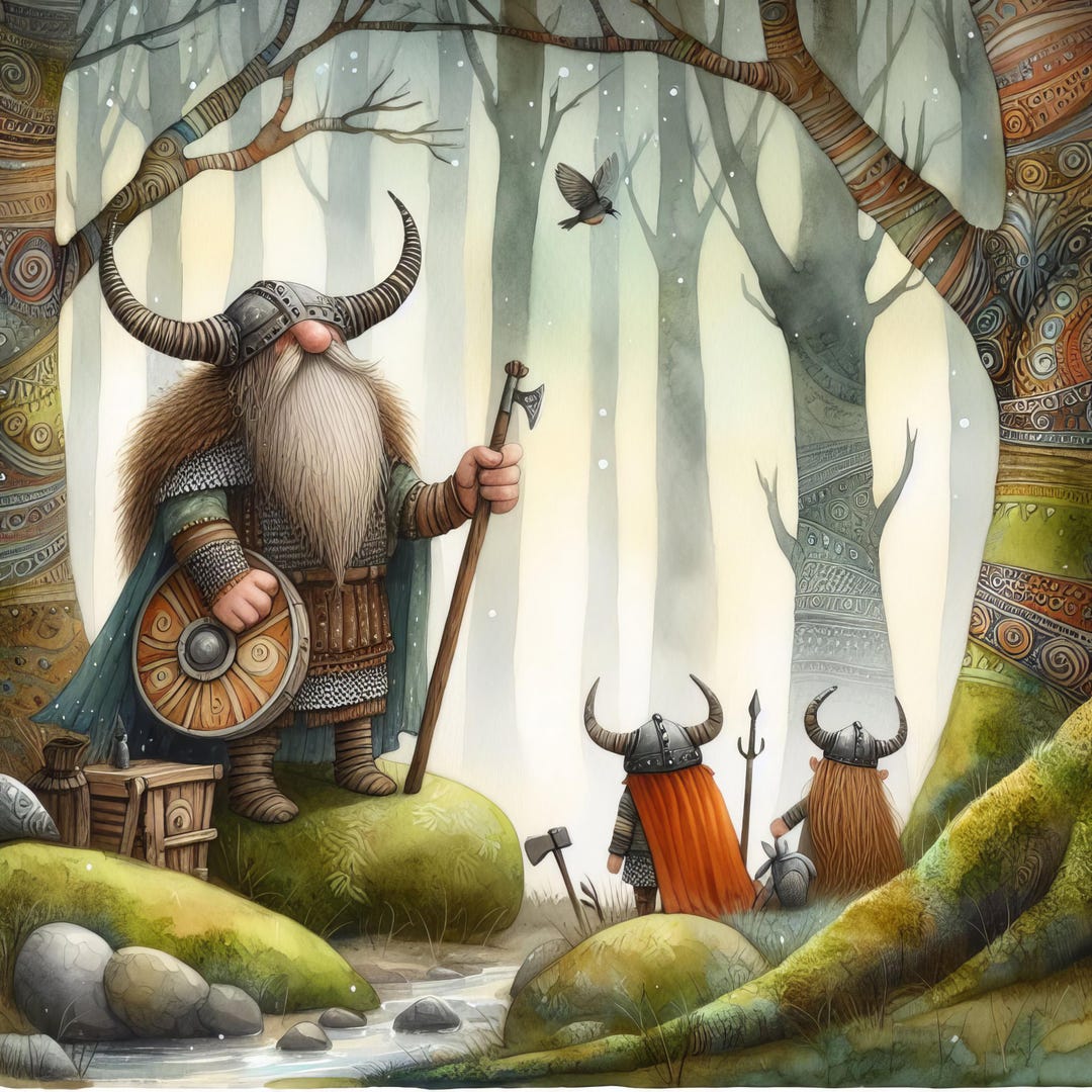 Magical Viking Forest - Clip Art Bundle, Digital Download, Digital ...