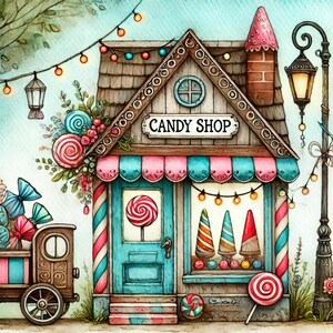 Candy Shop- Clip Art Bundle, Digital Download, Digital Files, Digital ...