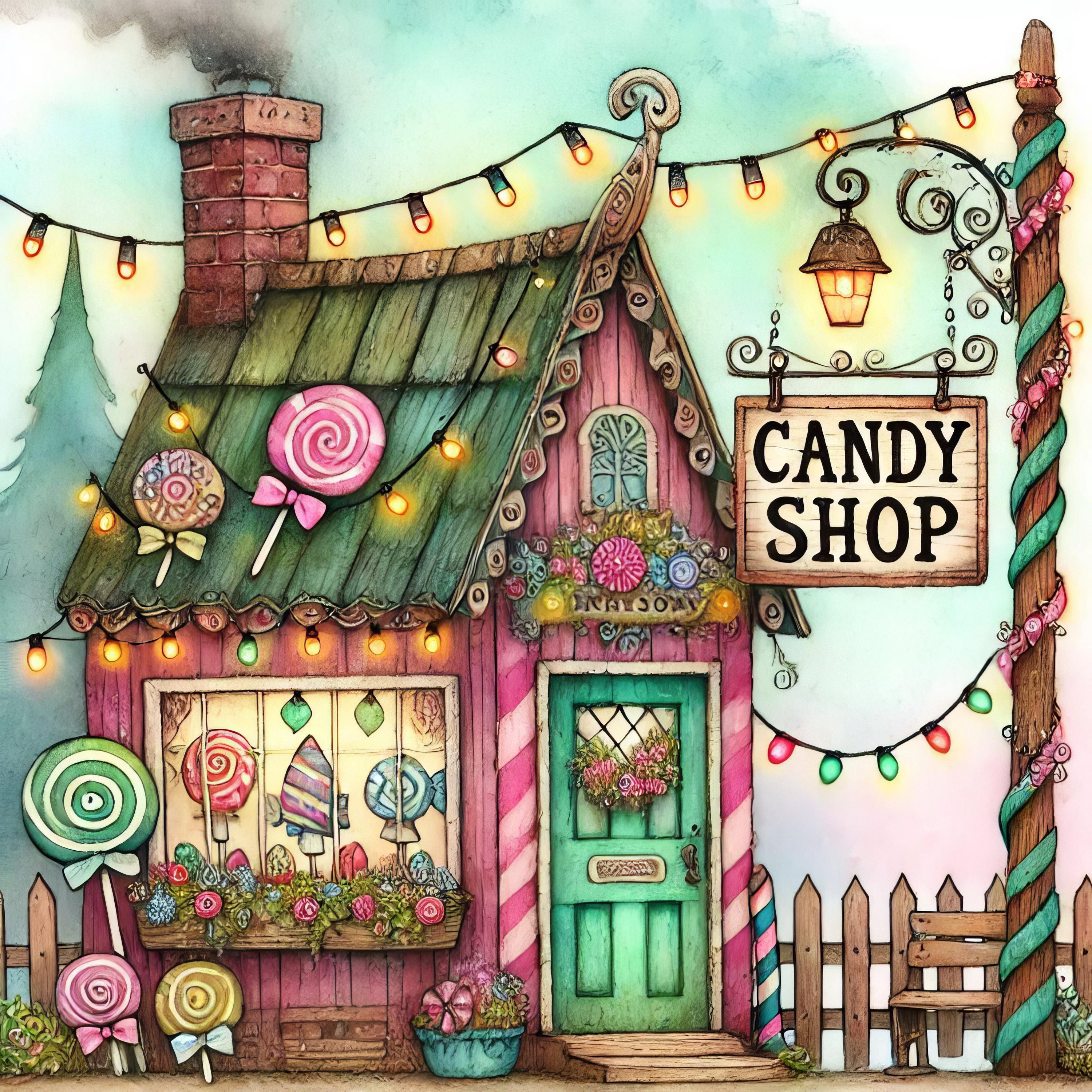 Candy Shop- Clip Art Bundle, Digital Download, Digital Files, Digital ...