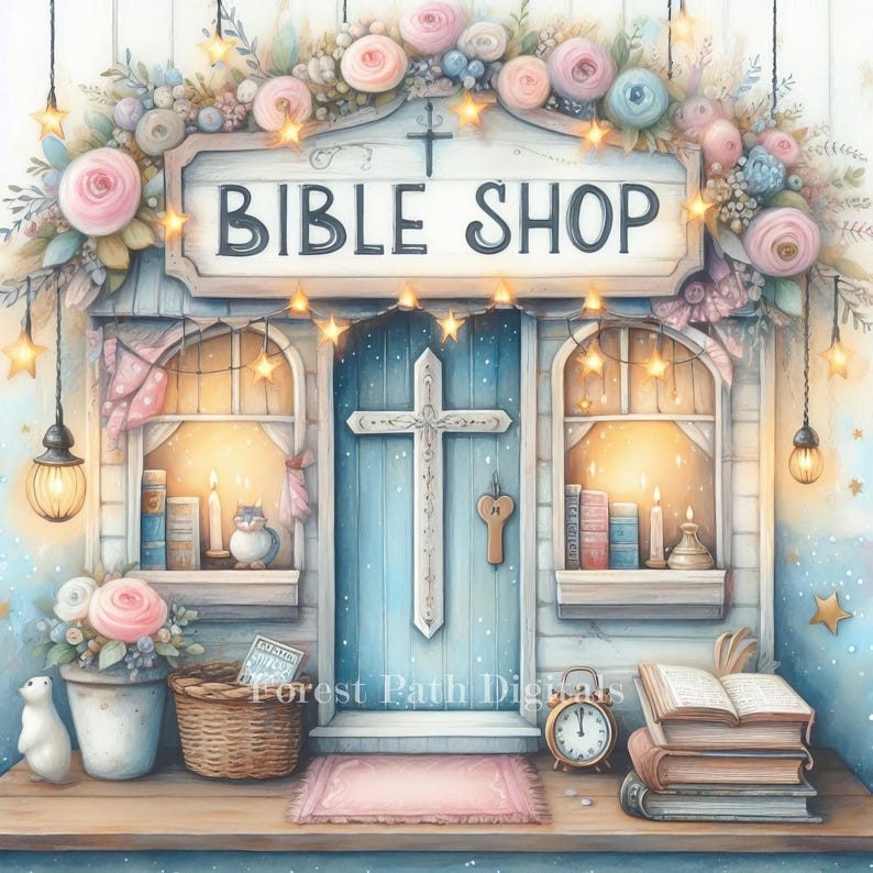 Bible Shop - Clip Art Bundle, Digital Download, Digital Files ...
