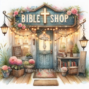 Bible Shop - Clip Art Bundle, Digital Download, Digital Files ...
