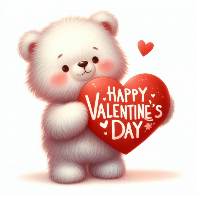 Adorable Valentine Animals - Clip Art Bundle, Digital Download ...