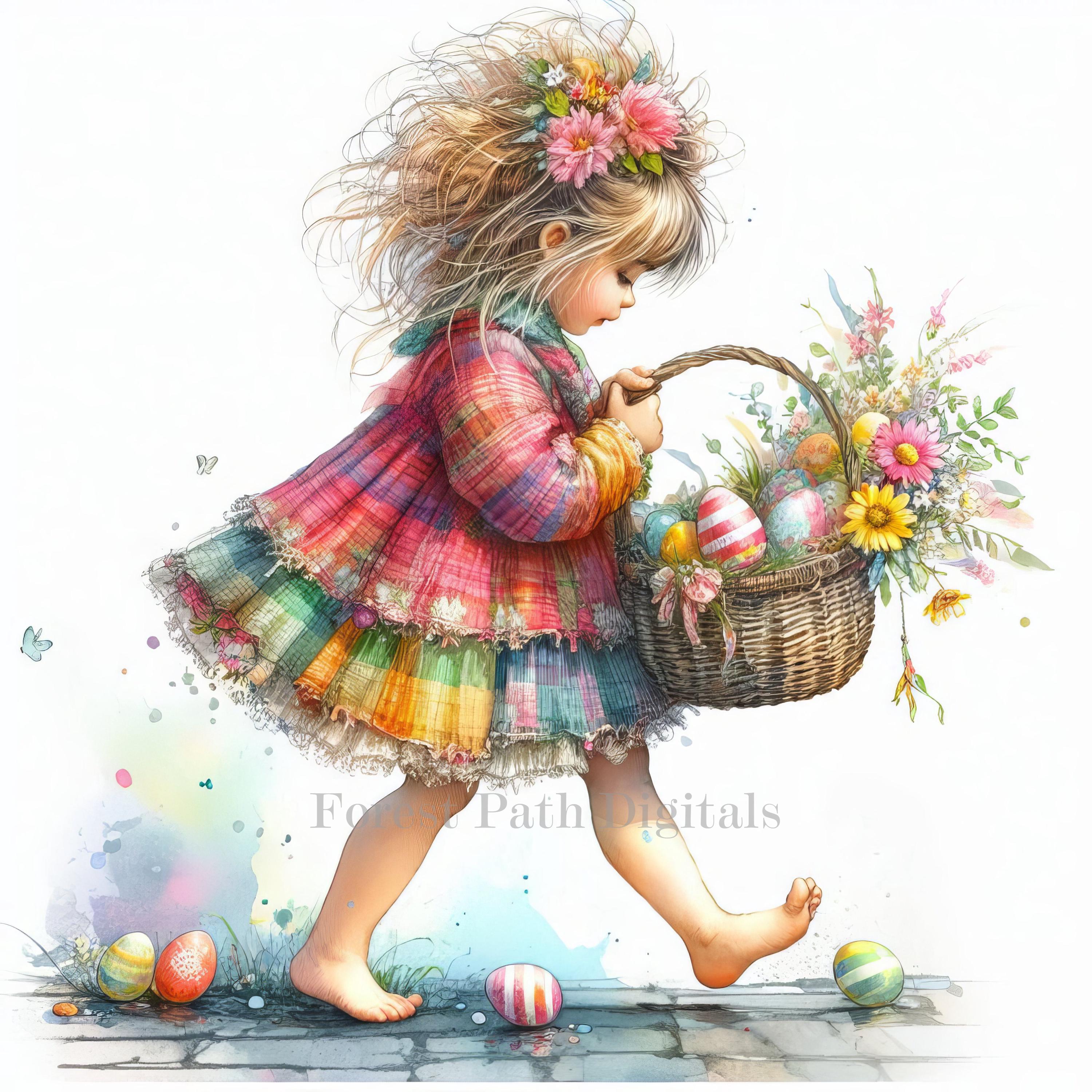 Easter Egg Hunt- Clip Art Bundle, Digital Download, Digital Files ...