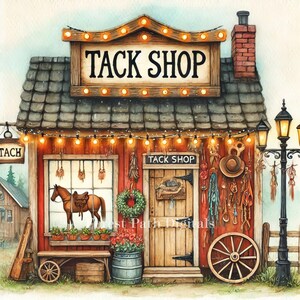 Tack Shop - Clip Art Bundle, Digital Download, Digital Files, Whimsical ...
