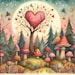 Magical Valentine's Day Forest - Clip Art Bundle, Digital Download ...