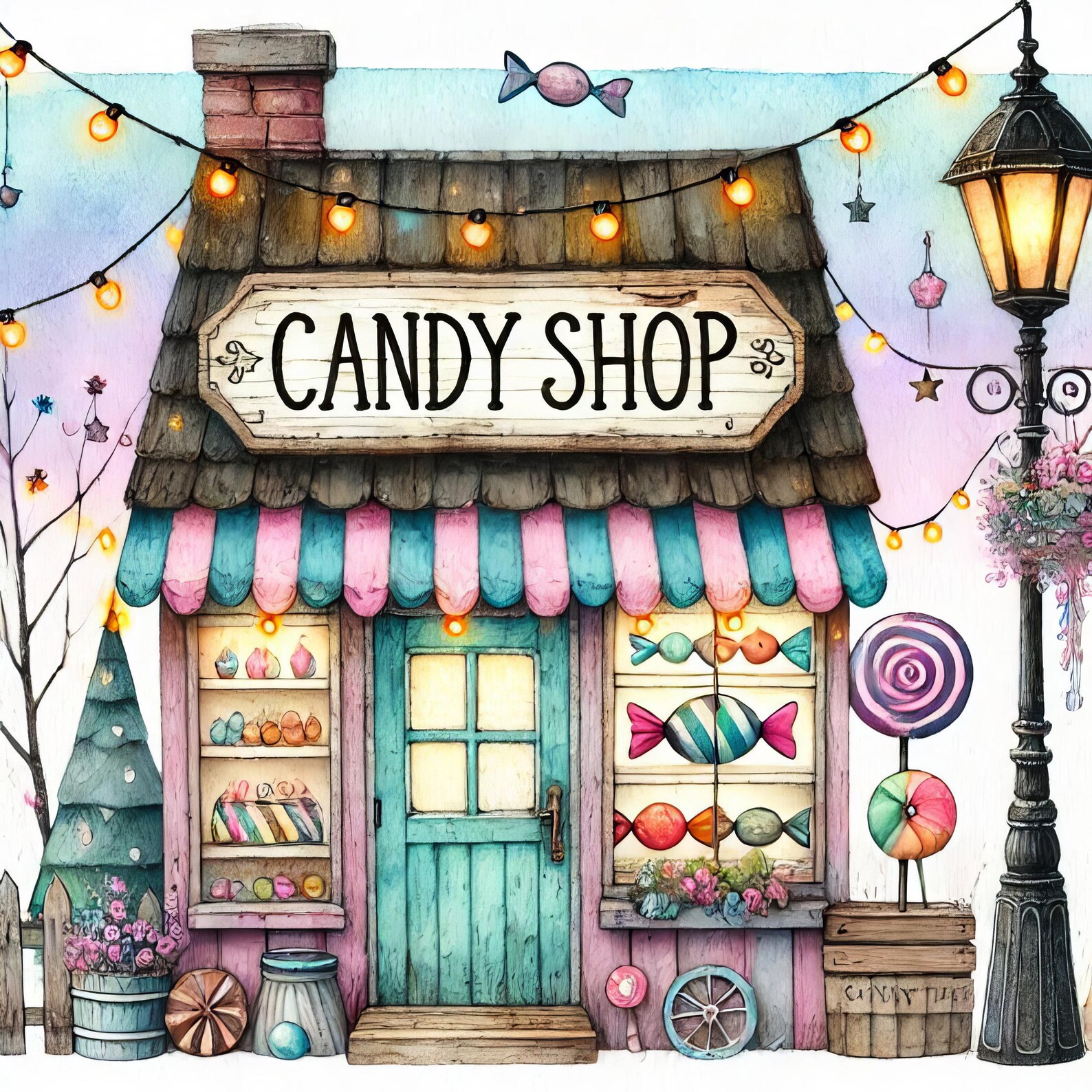Candy Shop- Clip Art Bundle, Digital Download, Digital Files, Digital ...