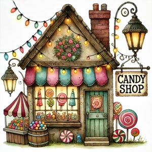 Candy Shop- Clip Art Bundle, Digital Download, Digital Files, Digital ...