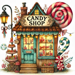 Candy Shop- Clip Art Bundle, Digital Download, Digital Files, Digital ...