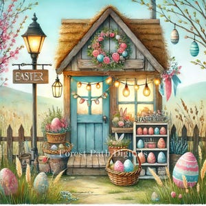 Easter Shop - Clip Art Bundle, Digital Download, Digital Files ...