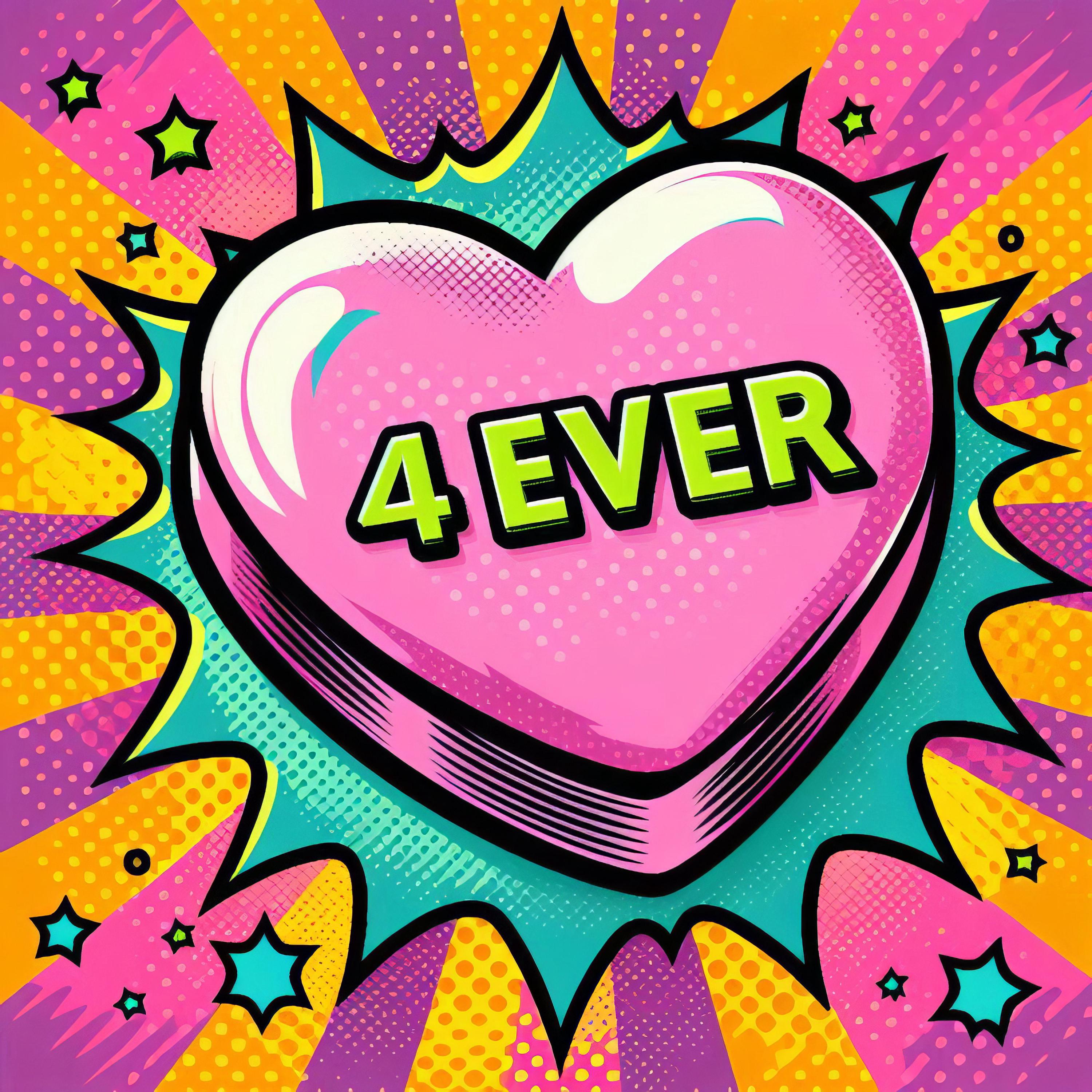 Pop Art Heart Candy- Clip Art Bundle, Digital Download, Whimsical, Y2K ...