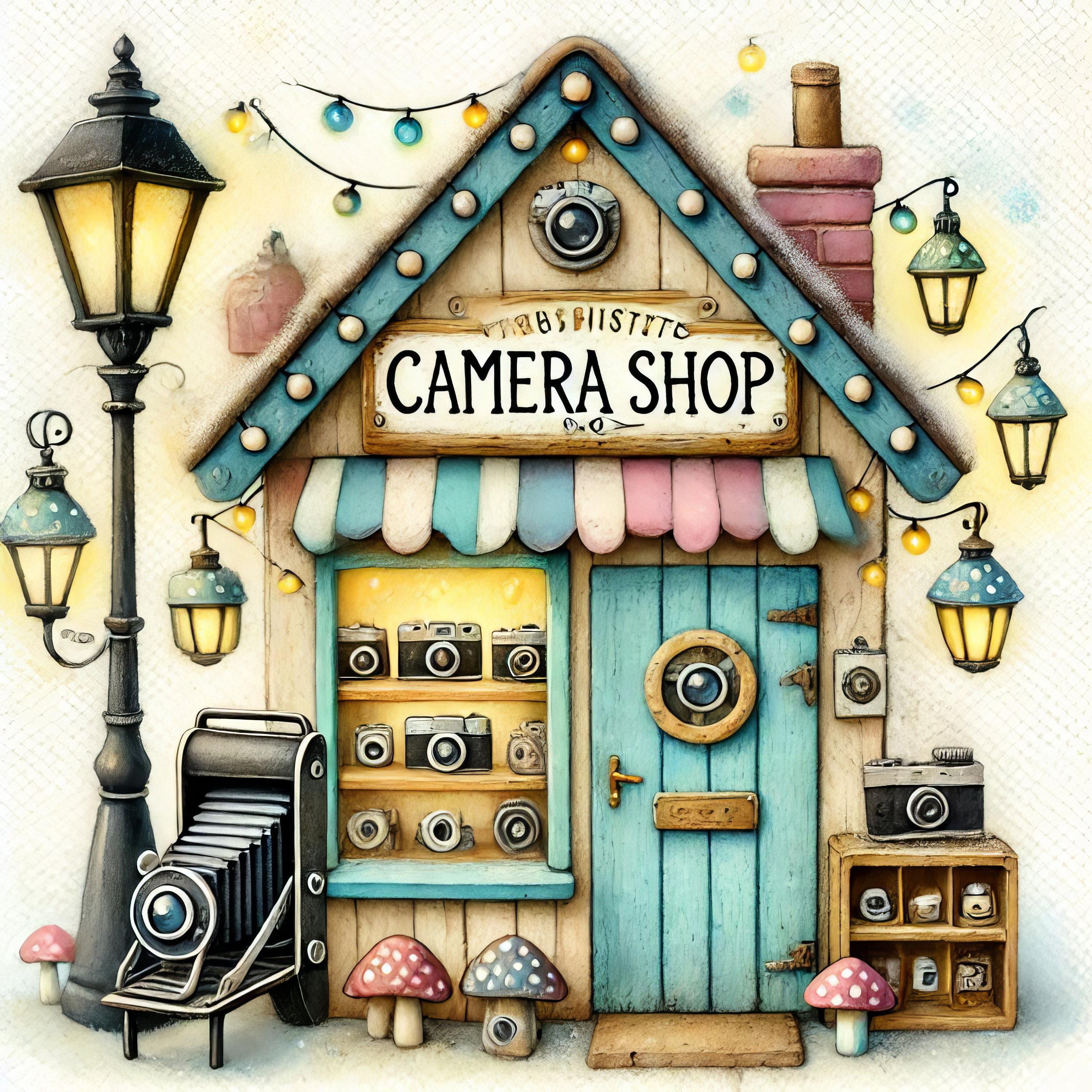 Camera Shop- Clip Art Bundle, Digital Download, Digital Files, Digital ...