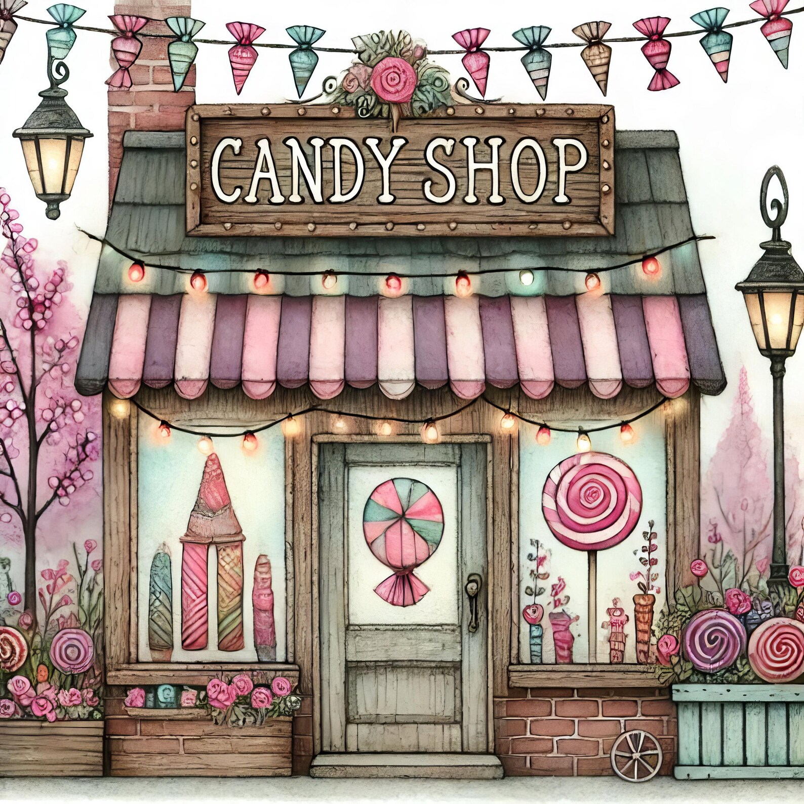 Candy Shop- Clip Art Bundle, Digital Download, Digital Files, Digital ...
