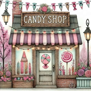Candy Shop- Clip Art Bundle, Digital Download, Digital Files, Digital ...