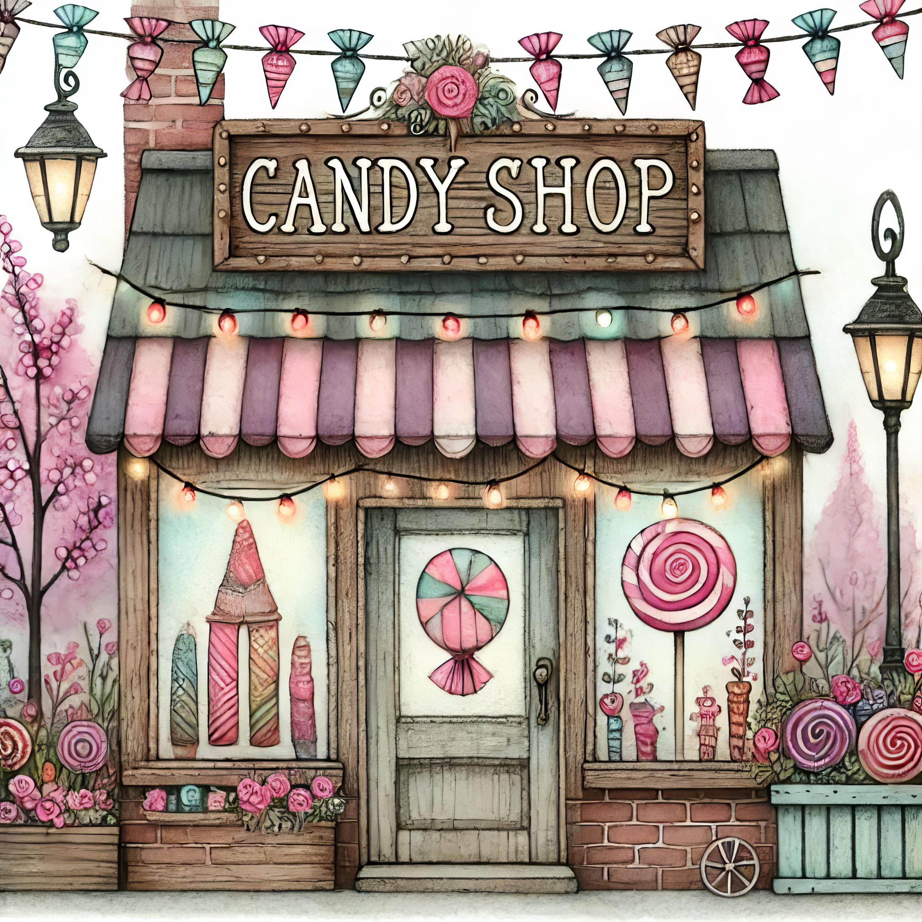 Candy Shop- Clip Art Bundle, Digital Download, Digital Files, Digital ...