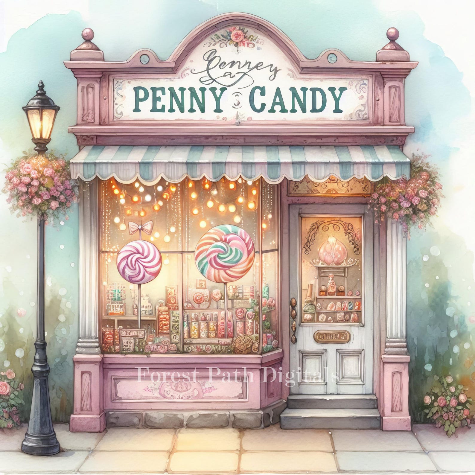 Penny Candy Shop- Clip Art Bundle, Digital File Images Download ...