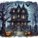 Halloween Haunted House - Clip Art Bundle, Digital Download, Digital ...