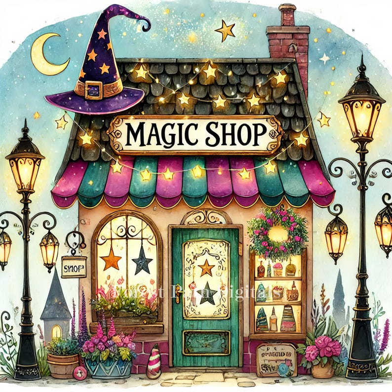 Magic Shop - Clip Art Bundle, Digital Download, Digital Files ...