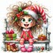 Waiting for Santa - Clip Art Bundle, Digital Download, Digital Files ...