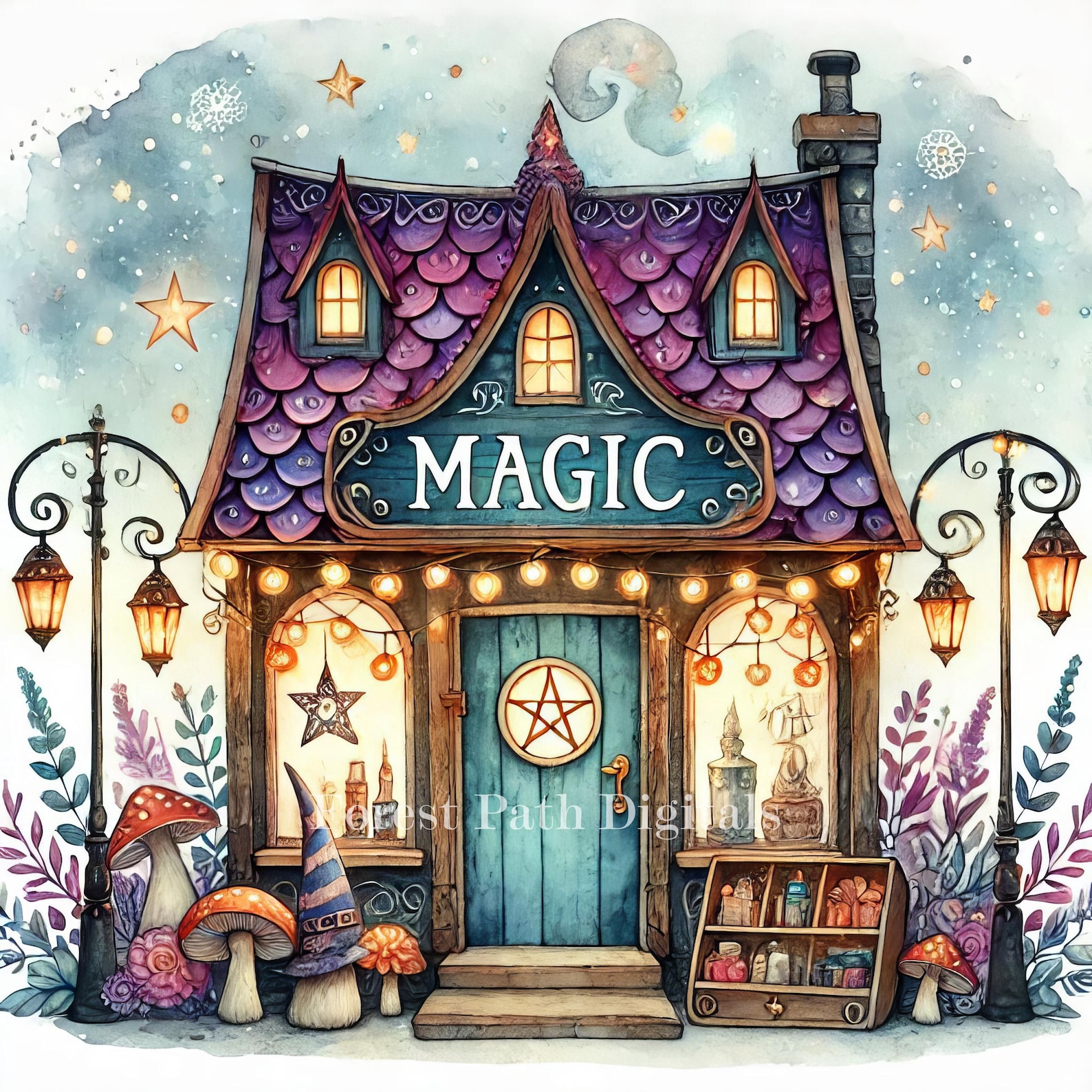 Magic Shop - Clip Art Bundle, Digital Download, Digital Files ...