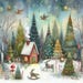 Whimsical Christmas Forest - Clip Art Bundle, Digital Download, Digital ...