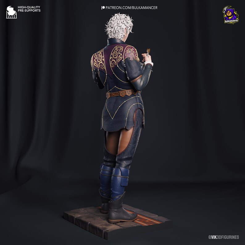 Astarion - Baldur's Gate 3 | Paintable Figure | 14K HD Resin Garage Kit ...