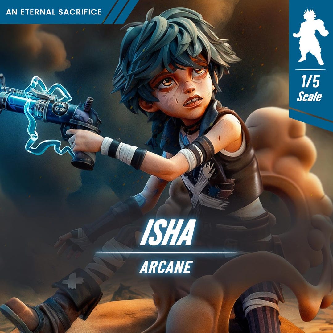 Isha – Arcane | Figurine Résine à Peindre Et Personnaliser | Garage Kit ...