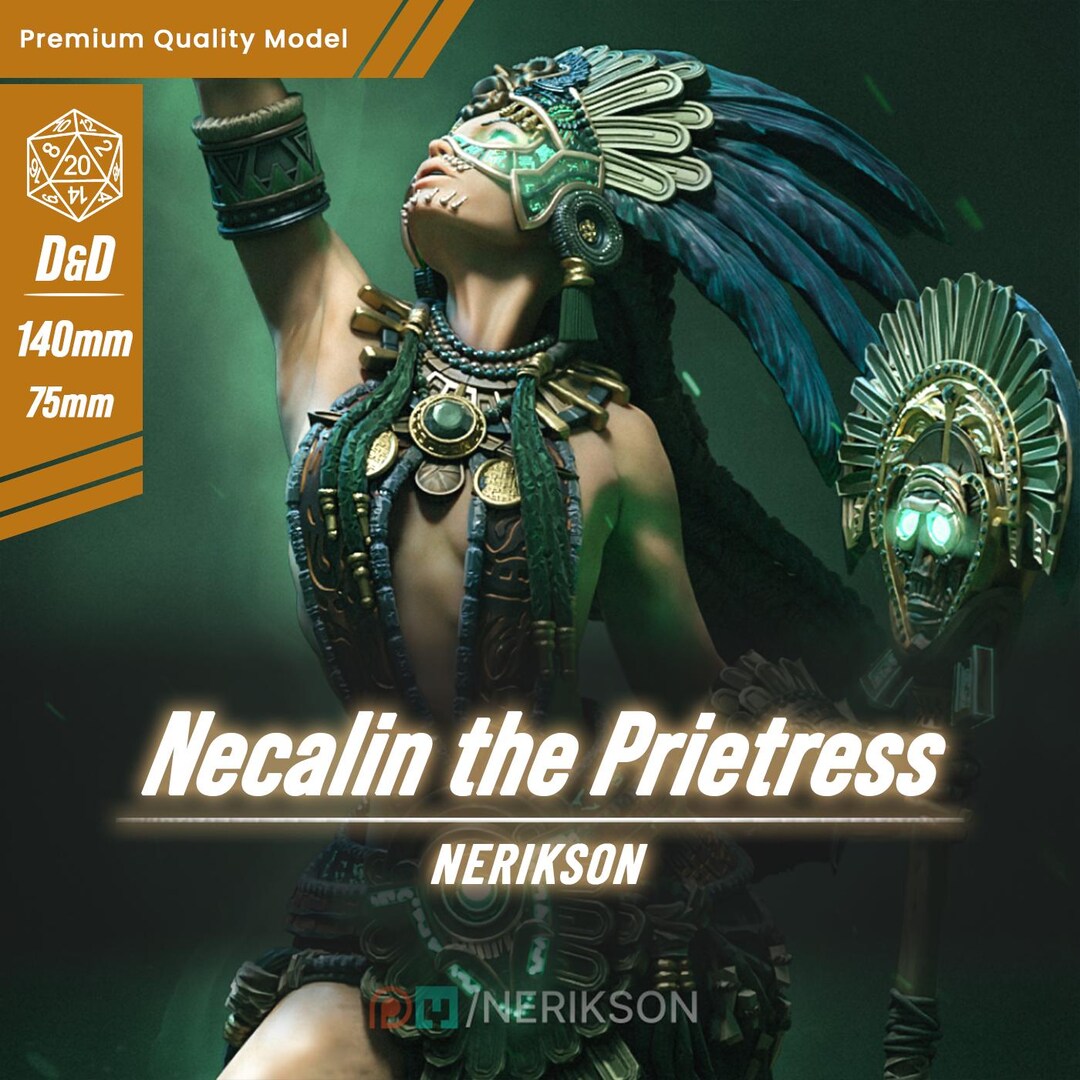 Necalin Priestess of Death – Nerikson | Figurine Résine à Peindre ...
