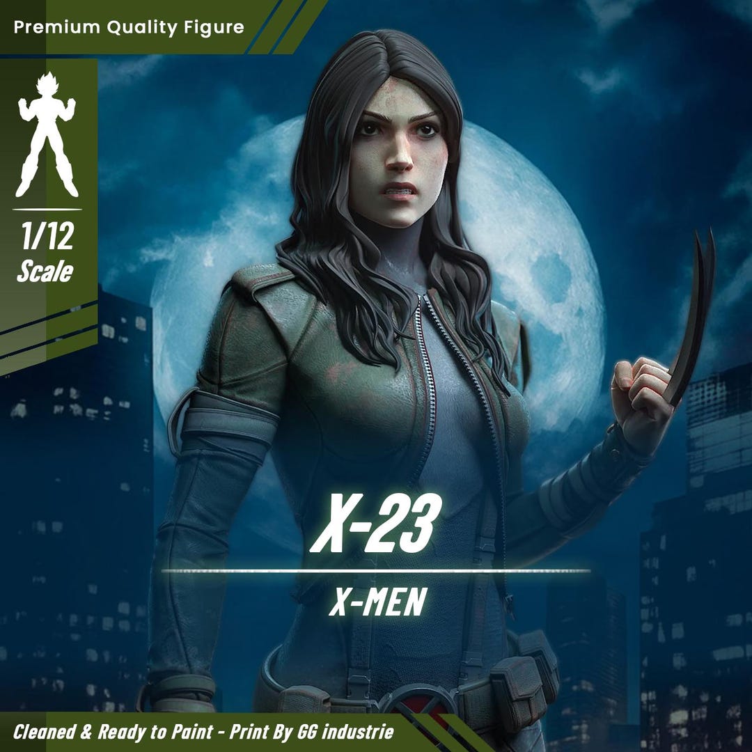 X23 - X-men | Resin Printed Figure to Paint and Assemble | 14HD Garage ...