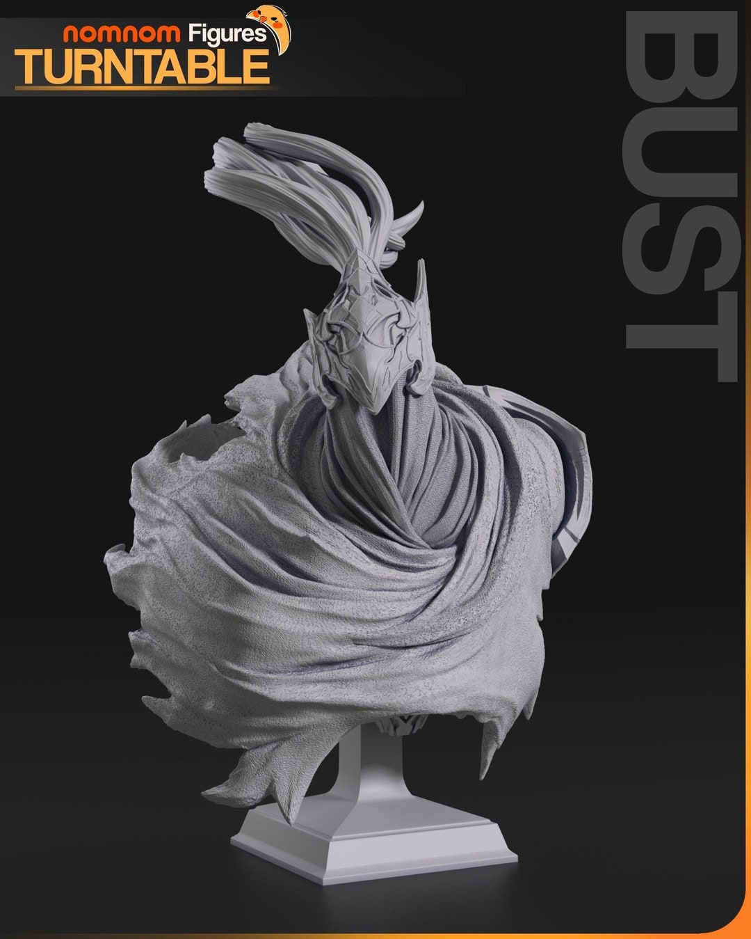 Abyssal Knight Bust 14K HD Resin Garage Kit Compact and Easy to ...