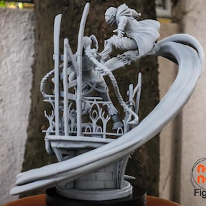 Diorama Ekko Vs Jinx - Arcane | Garage Kit Résine HD 14K | Cadeau Idéal ...