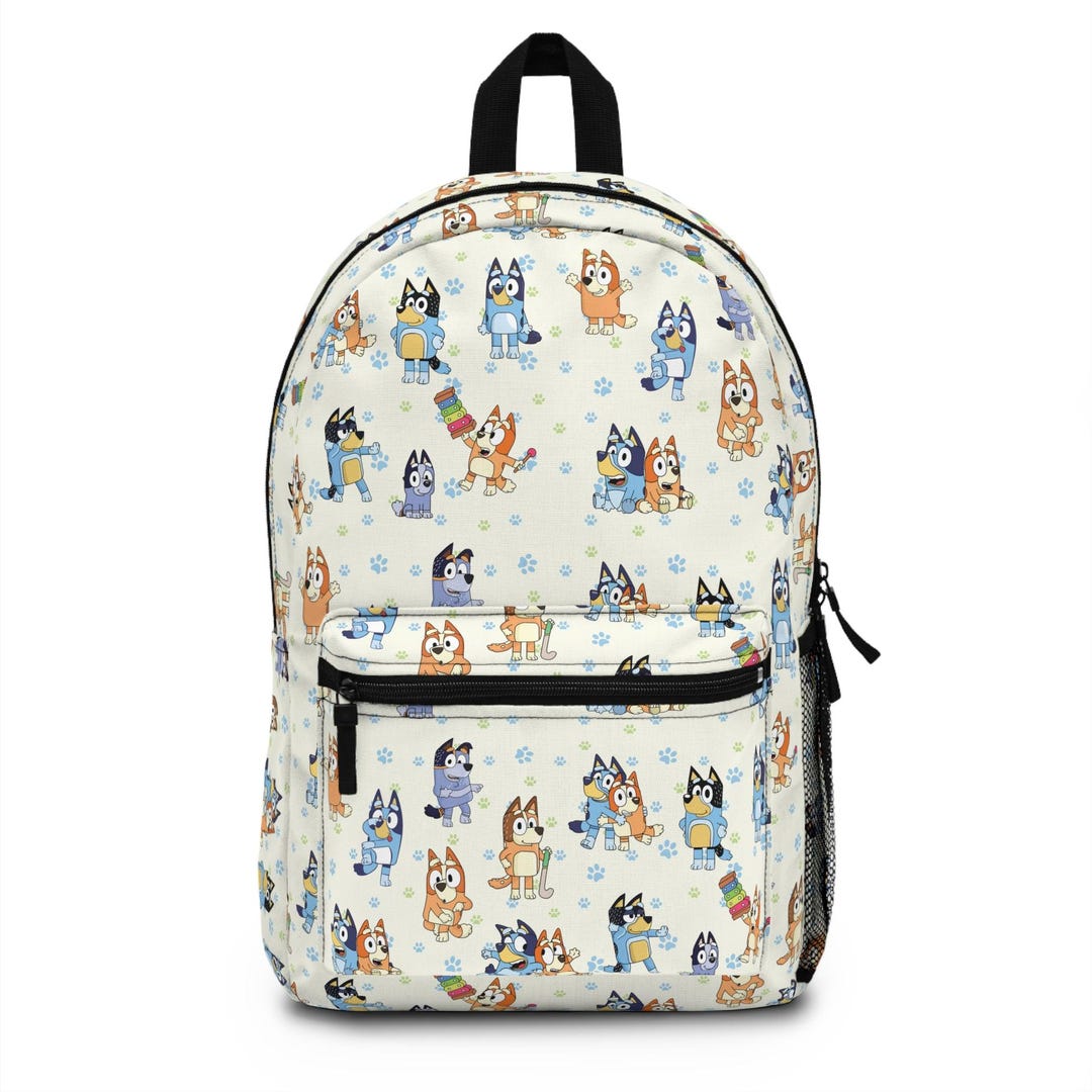 Bluey Backpack, Bluey Back to School Backpack, Bluey Bookbag, Bluey ...