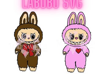 Labubu Designs PNG, Vector Digital File for Cricut, Laser Cut La Bubu ...