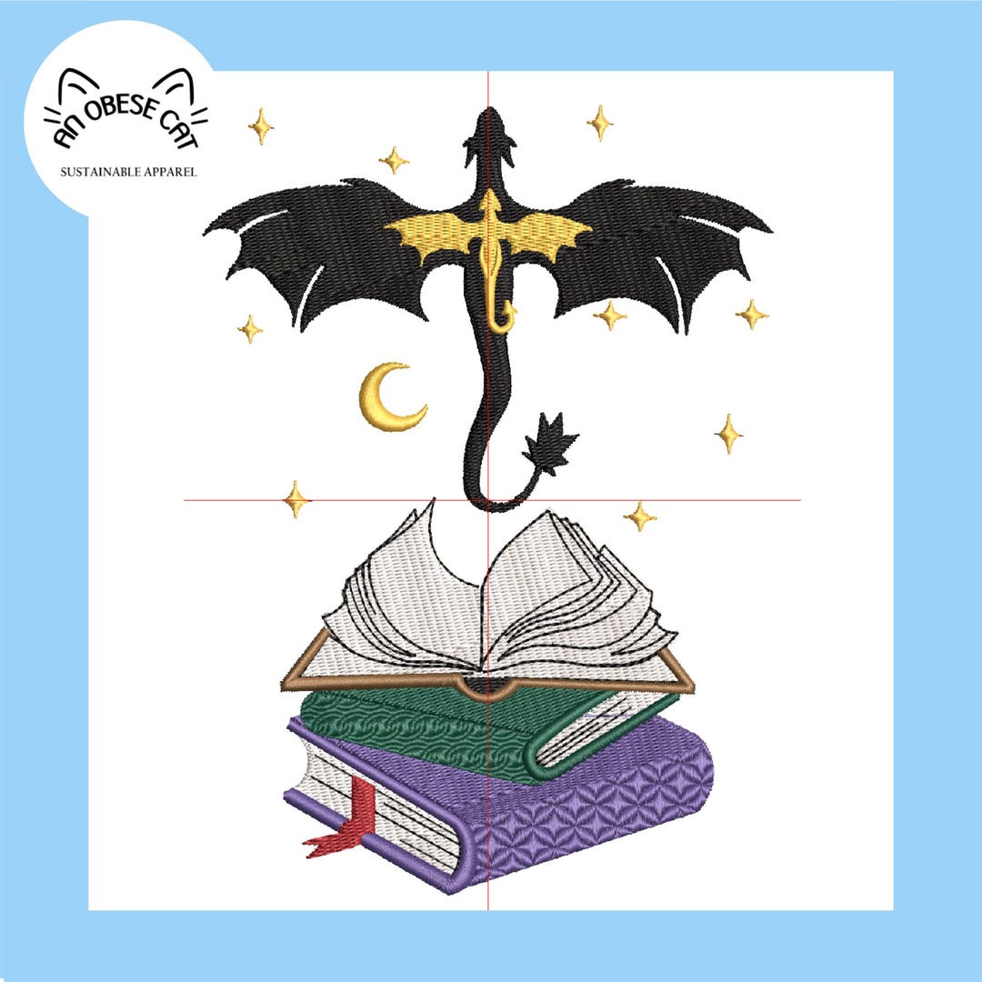 Fourth Wing Inspired | Machine Embroidery Design File | 5x7 | PES JEF ...