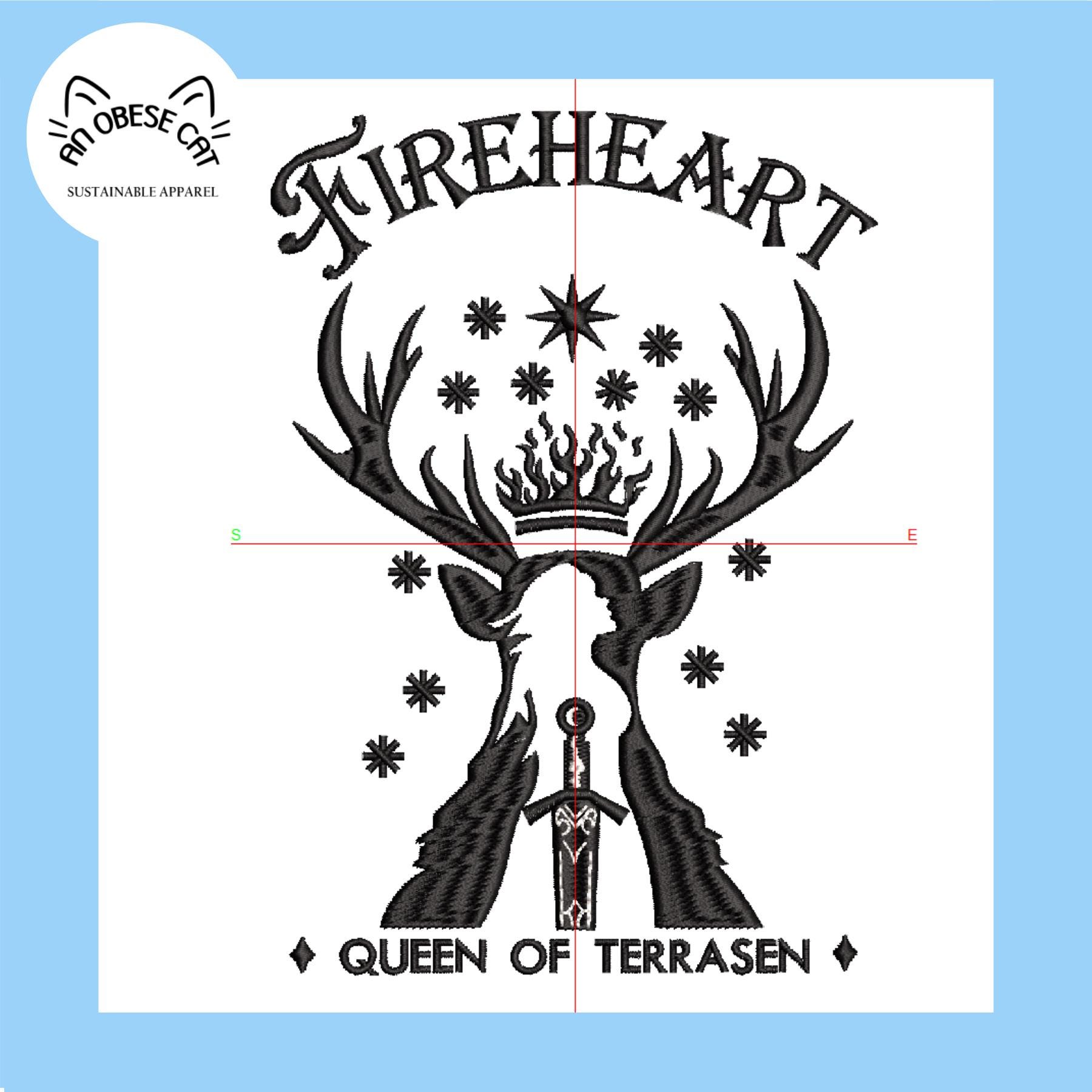 Throne of Glass Inspired | Machine Embroidery Design File | 5x7 | PES ...