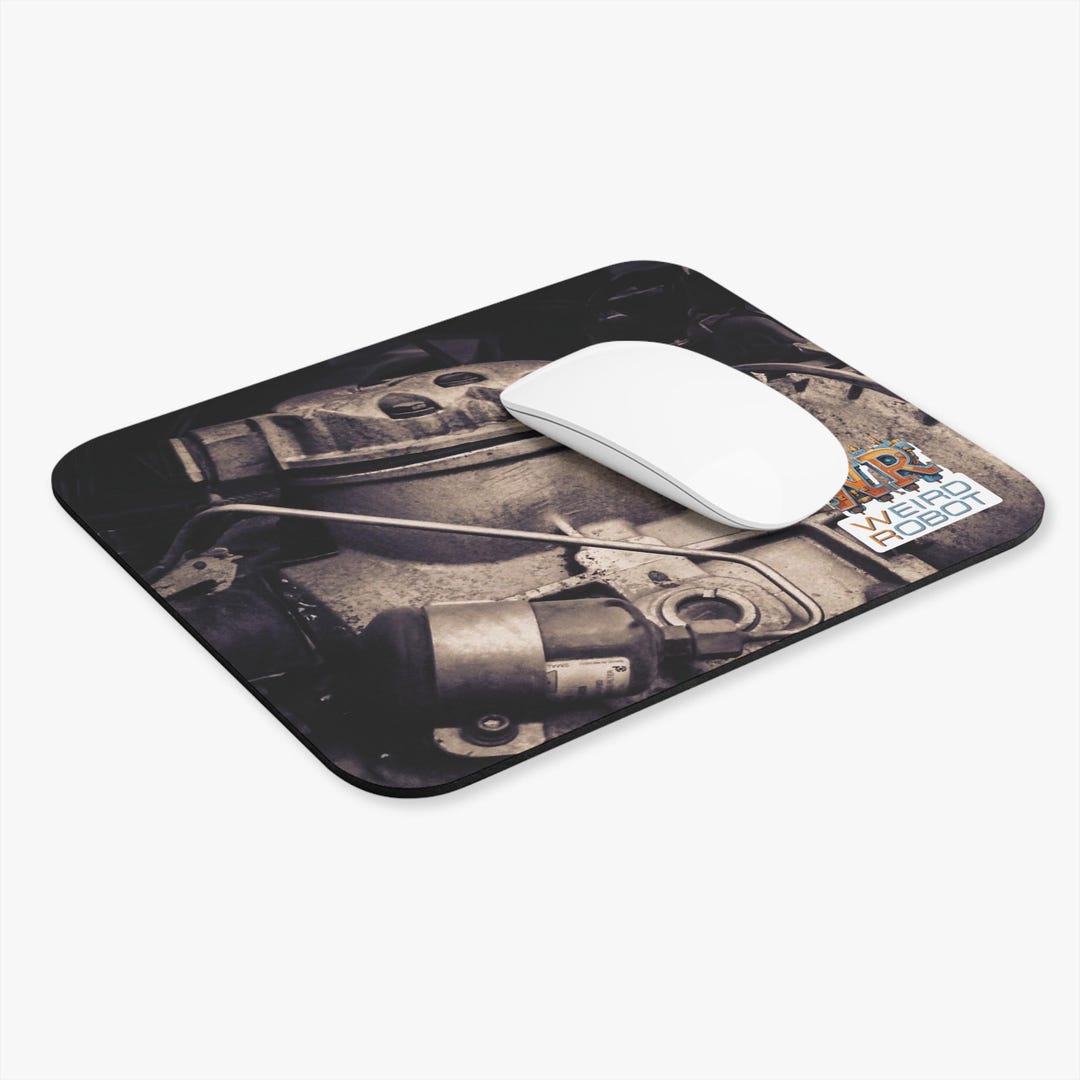 Mouse Pad, Weird Robot Happy - Etsy