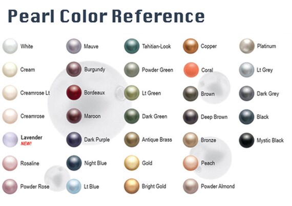 Natural Pearl Color Chart