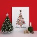 Christmas Tree Photo Collage Frames, Christmas Tree Canva Frames ...