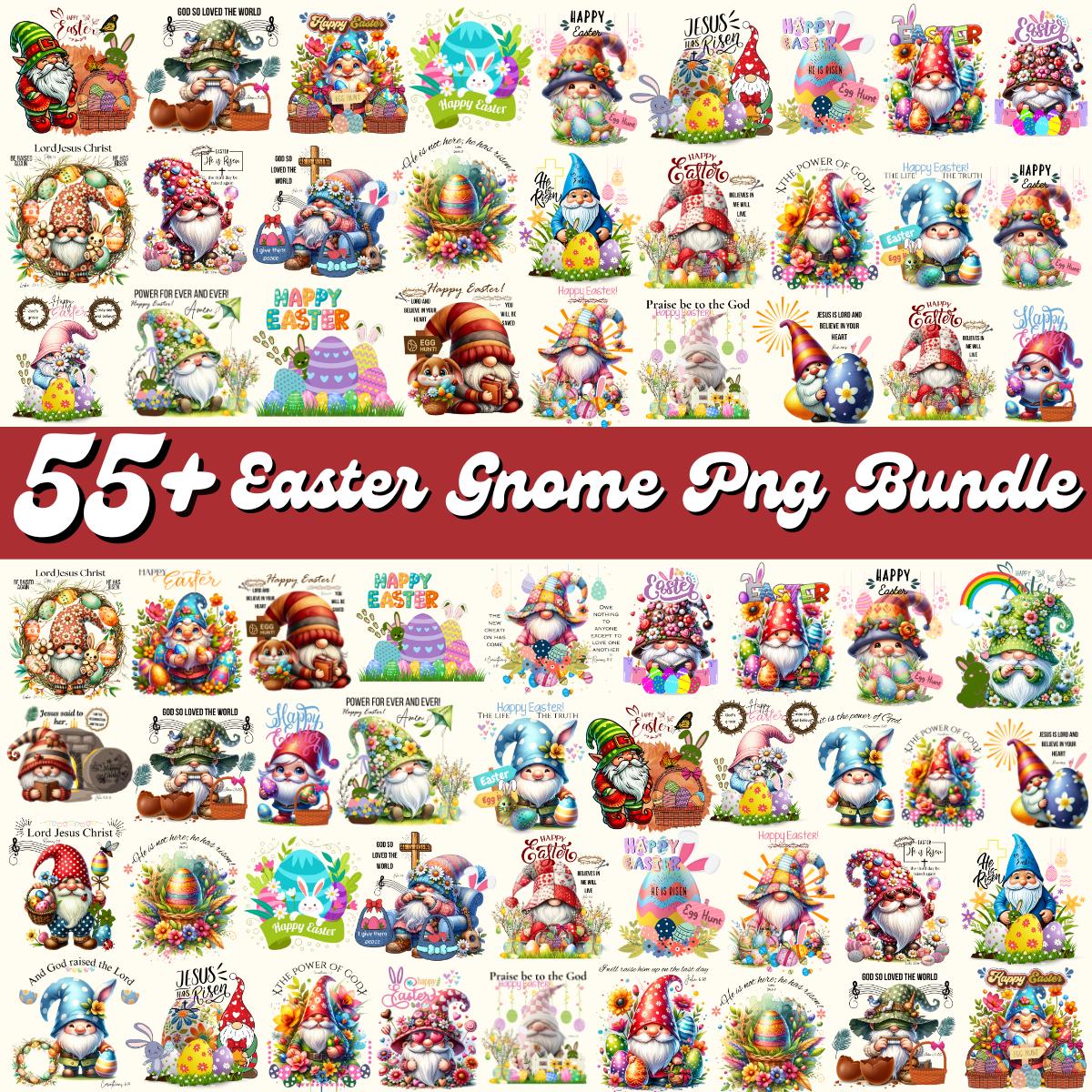 55 + Easter Gnome Png Bundle, Cute Gnome Clipart, Easter Egg Gnome Png ...