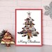 Christmas Tree Photo Collage Frames, Christmas Tree Canva Frames ...