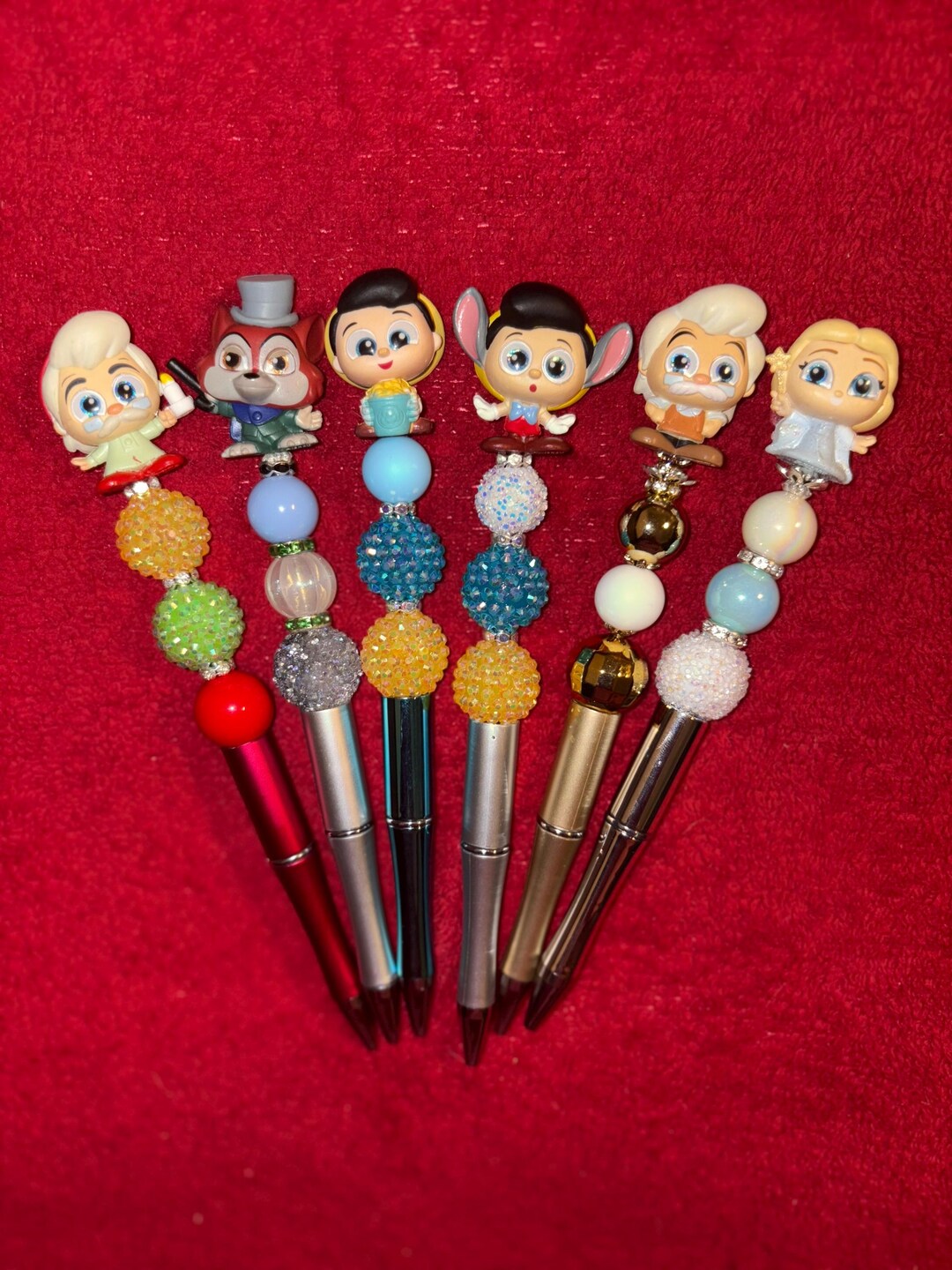 Character Doorable Beaded Pens Disney Pinocchio - Etsy