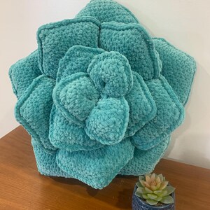 Easy Crochet Succulent Pillow Pattern for Beginners - Etsy