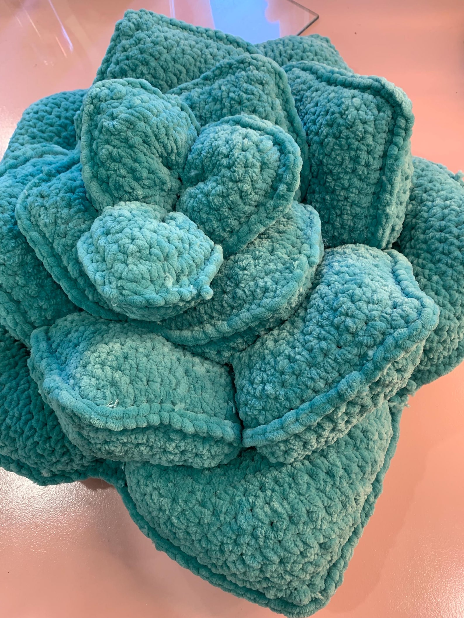 Easy Crochet Succulent Pillow Pattern for Beginners - Etsy